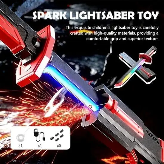 Kids Multi-Color Battle Laser Sword With Smoke - Gift4u.Pk