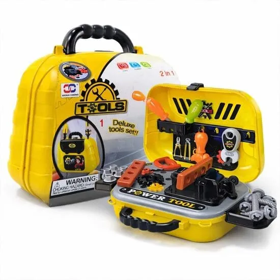 Deluxe Portable Tools Briefcase For Kids - Gift4u.Pk