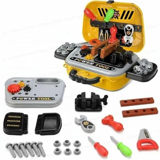 Deluxe Portable Tools Briefcase For Kids - Gift4u.Pk