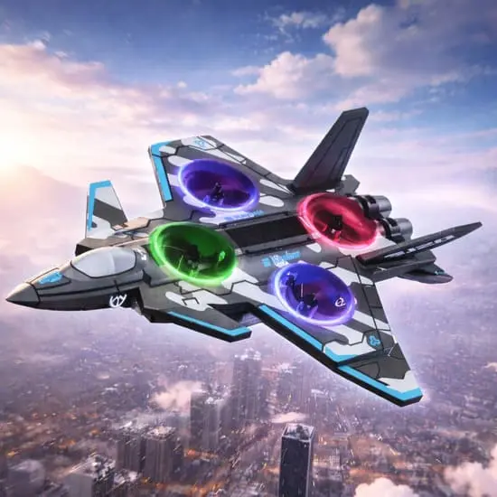 5th Gen Remote Control Fighter Jet With 4D Flips - Gift4u.Pk