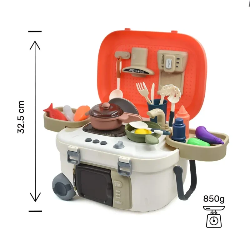 Portable Kitchen Set With Smoke Effect & Accessories - Gift4u.Pk