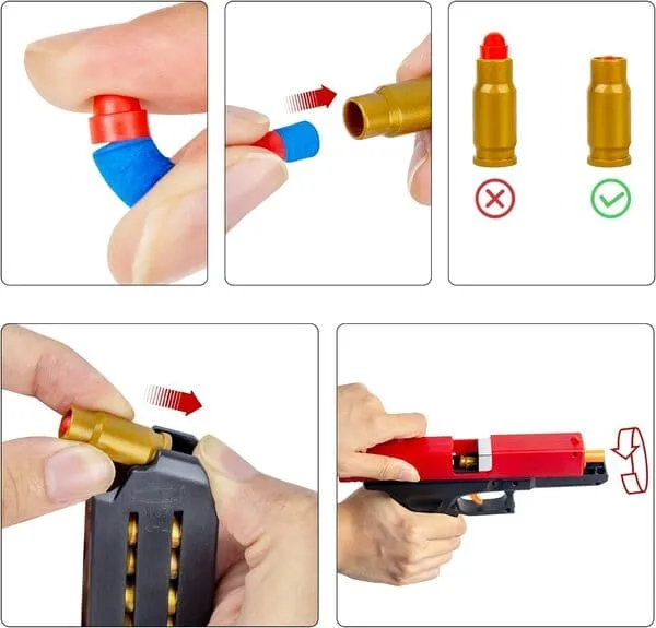 Shell Ejecting Glock Gun Toy For Kids - Gift4u.Pk