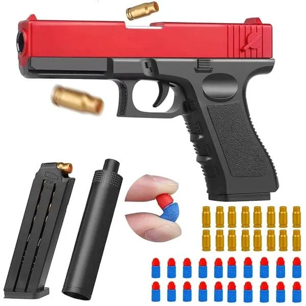 Shell Ejecting Glock Gun Toy For Kids - Gift4u.Pk