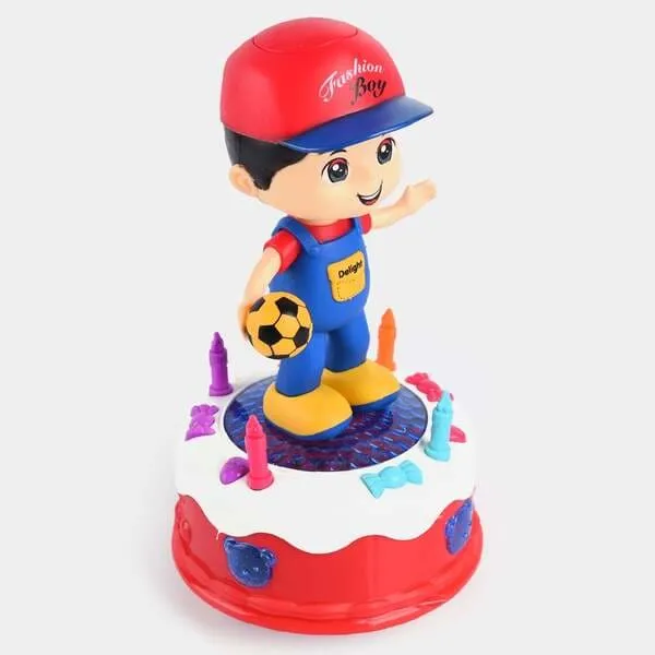 Musical Rotating Birthday Cake Toy For Kids - Gift4u.Pk