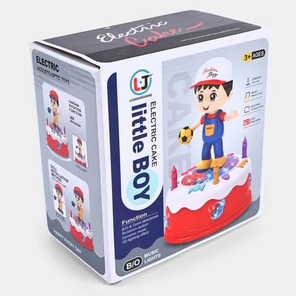 Musical Rotating Birthday Cake Toy For Kids - Gift4u.Pk