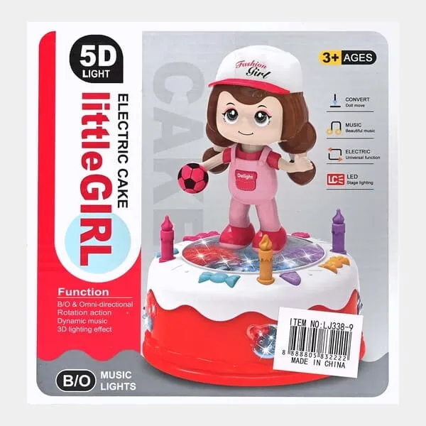 Musical Rotating Birthday Cake Toy For Kids - Gift4u.Pk