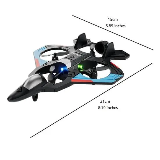 Remote Control Fighter Jet in ABS Plastic With 360 Flips - Gift4u.Pk