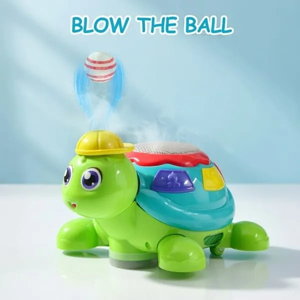 Blow The Ball Turtle Toy With Music & Lights - Gift4u.Pk