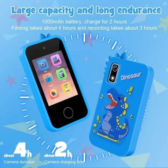 Kids Educational Smart Phone With Dual Camera - Gift4u.Pk