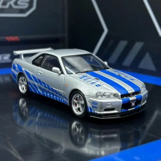 1:24 Nissan Skyline GTR R34 Diecast Car Model - Gift4u.Pk